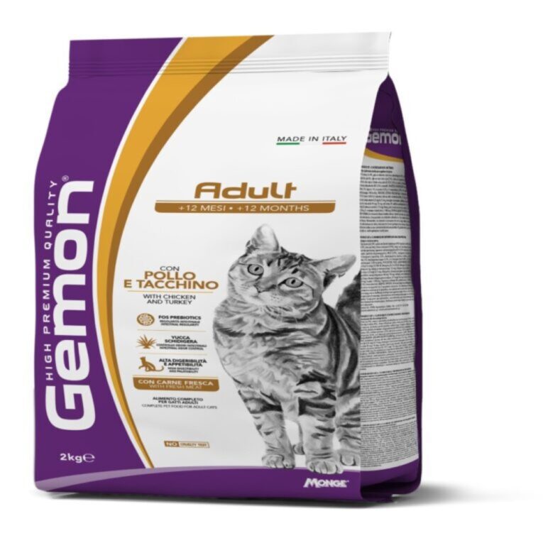 Gemon Adult Complete Ξηρά Τροφή Κοτόπουλο και Γαλοπούλα 2kg - Pet Hellas