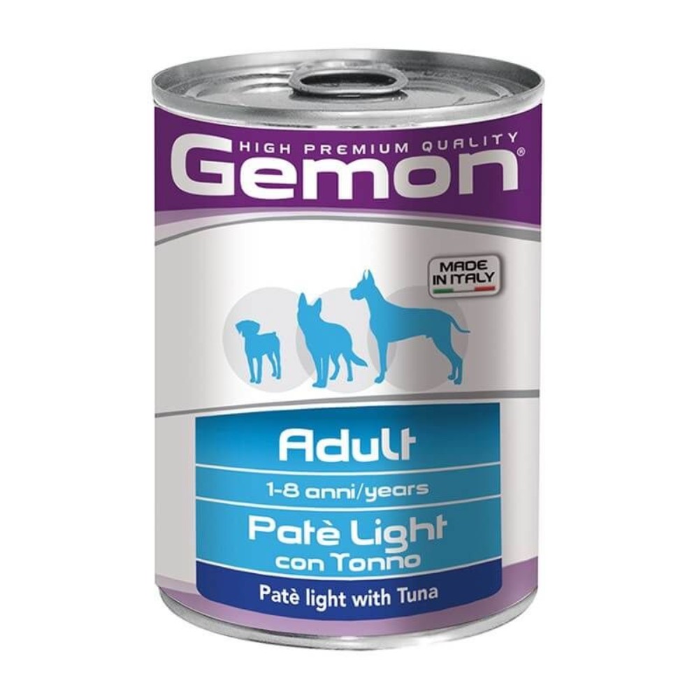 Gemon Pate Light για Σκύλους με Τόνο 400gr - Pet Hellas